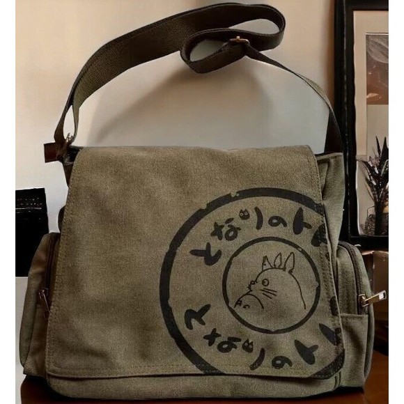 Unbranded | Bags | Studio Ghibli My Neighbor Totoro Army Green ...